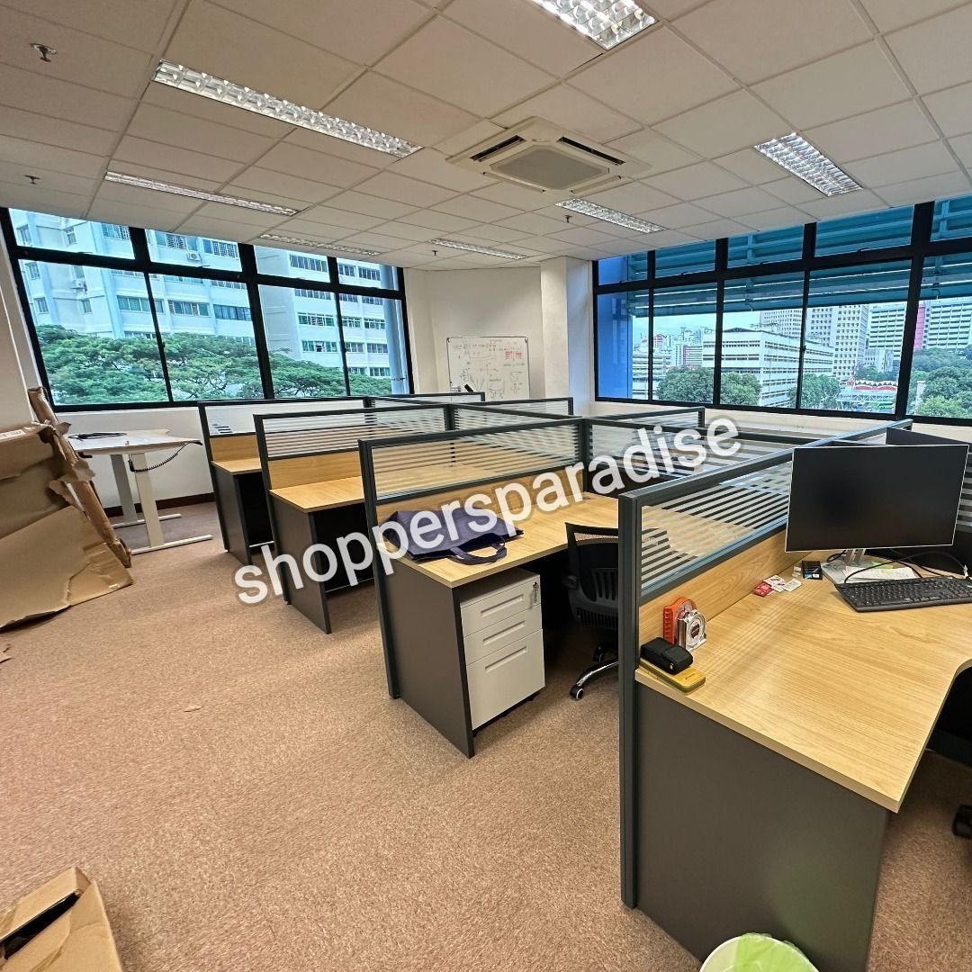 B152 Executive Workstation,with high partion,with/without pedestal ...