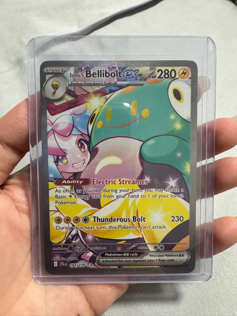Bellibolt ex SIR #183 from journey together pokemon card, Hobbies ...