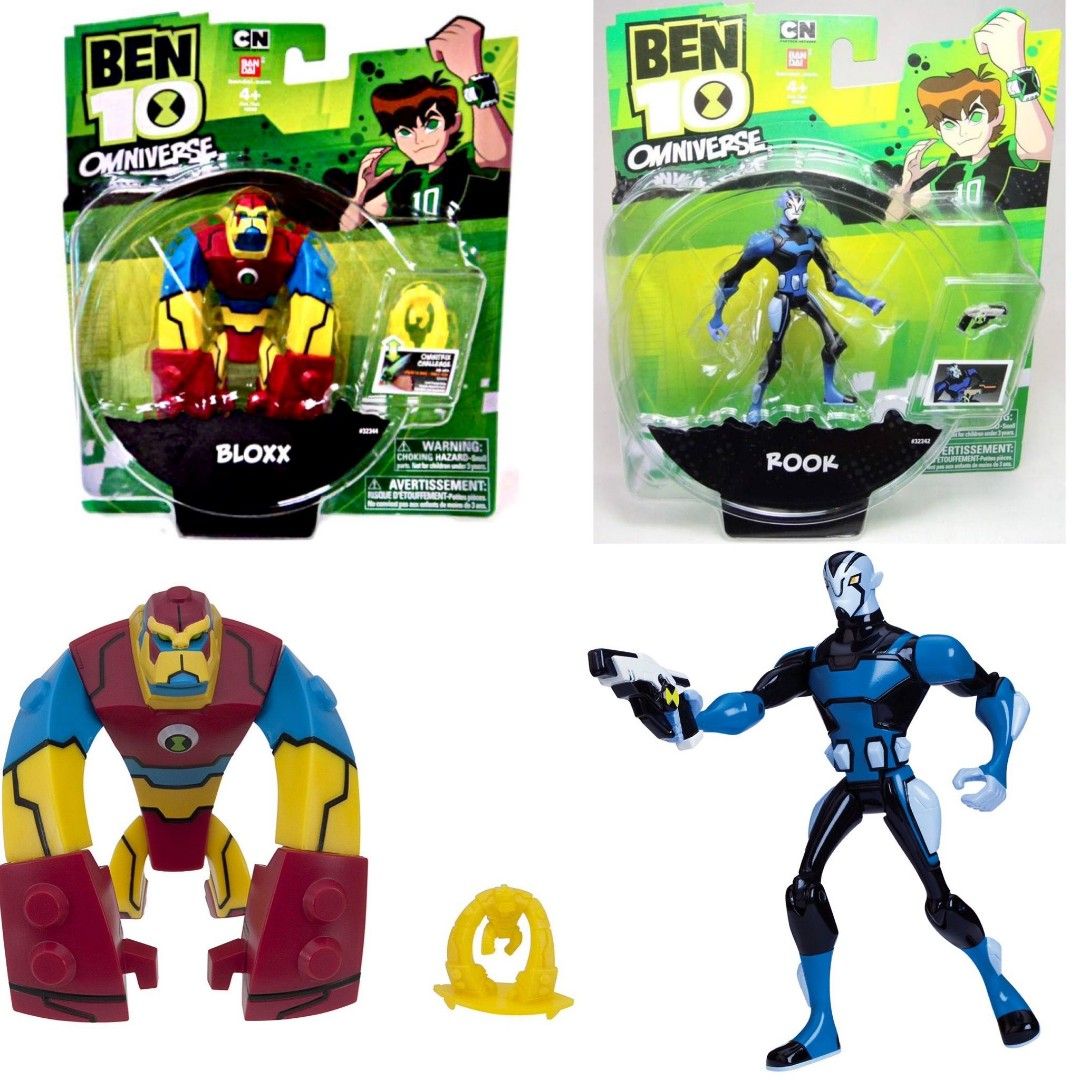 BEN 10 Omniverse Bloxx and Rook Action Figure MOC, Hobbies & Toys, Toys ...