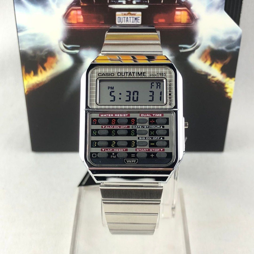 Casio X Back to the Future 40th Anniversary collaboration model Vintage CA-500WEBF-1A, Men's ...
