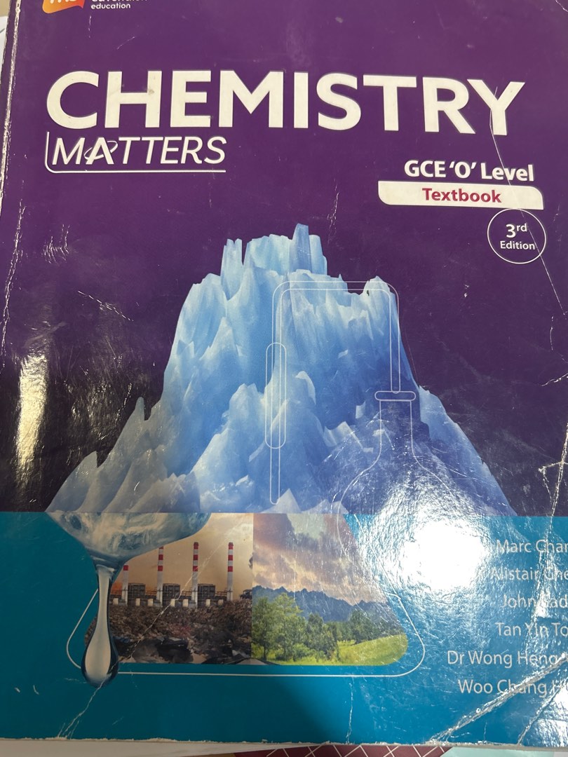 Chemistry Matters GCE 'O' Level Textbook, Hobbies & Toys, Books ...