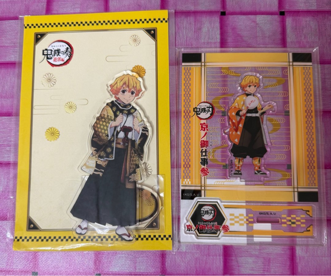 Demon Slayer (KNY) Zenitsu Acrylic Stand, Hobbies & Toys, Toys & Games ...