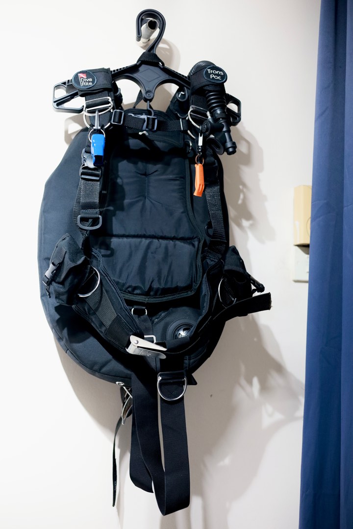Dive Rite Transpac Harness with Donut- Scuba Diving BCD, Sports ...