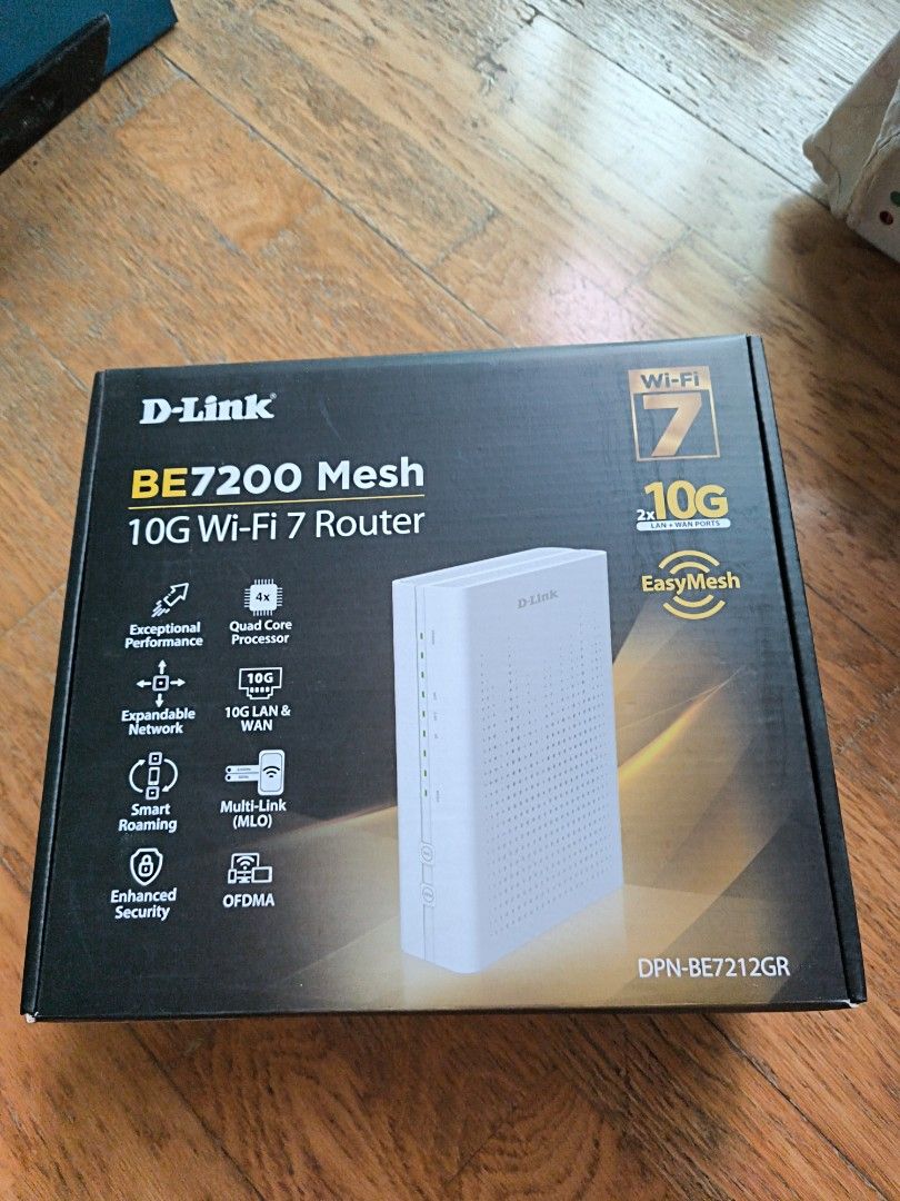 Dlink BE 7200 Mesh wifi 7 router, Computers & Tech, Parts & Accessories ...