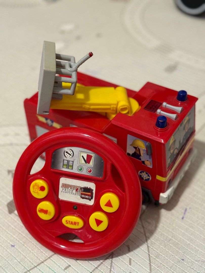 Fireman Sam Jupiter Remote Control Fire Truck, Hobbies & Toys, Toys ...
