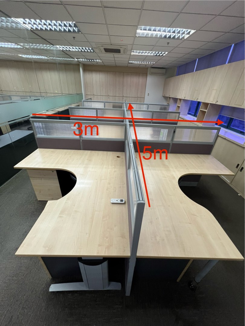 Free office desks, Furniture & Home Living, Furniture, Tables & Sets on Carousell