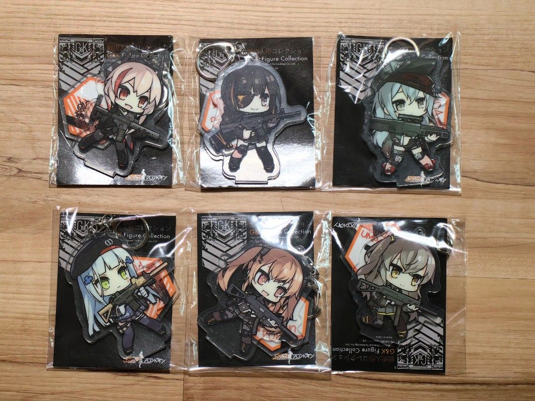 Girls Frontline SD Acrylic Keychain and Standee HK416 UMP9 UMP45 M16A1 ...