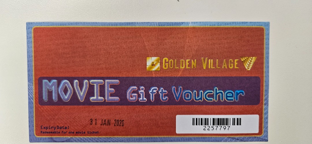 GOLDEN VILLAGE (GV) MOVIE TICKETS, Tickets & Vouchers, Vouchers on ...