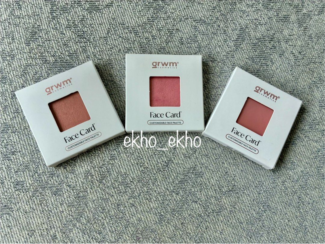 GRWM Cosmetics Face Card Baked and Powder Blushes, Beauty & Personal ...