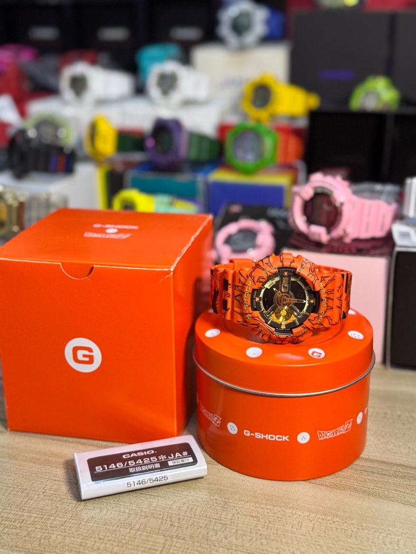 Gshock GA-110JDB Dragon Ball Z Limited Edition, Men's Fashion, Watches ...