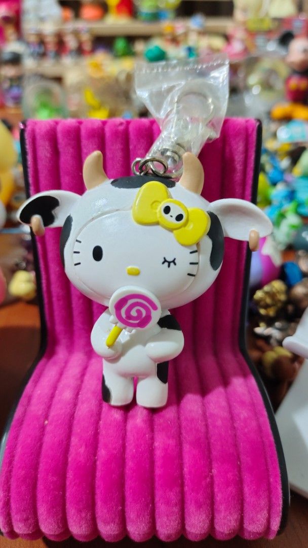 Hello Kitty Rare Cow Keychain Tokidoki, Hobbies & Toys, Toys & Games on ...