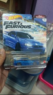 Hot Wheels Fast & Furious Nissan Skyline GTR (BNR34), Hobbies & Toys ...