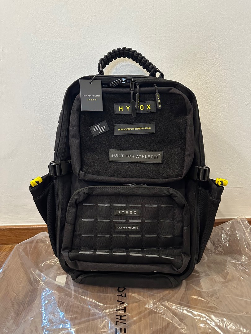 Hyrox Built For Athletes Backpack 35L - Brand New, Men's Fashion, Bags ...