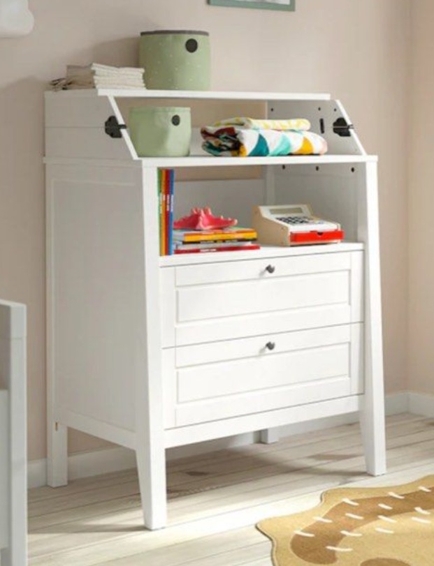 IKEA Sundvik Changing Table - White, Babies & Kids, Baby Nursery & Kids ...