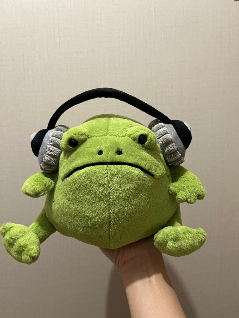 Jellycat Ricky Rain Frog Headphone, Hobbies & Toys, Toys & Games on ...