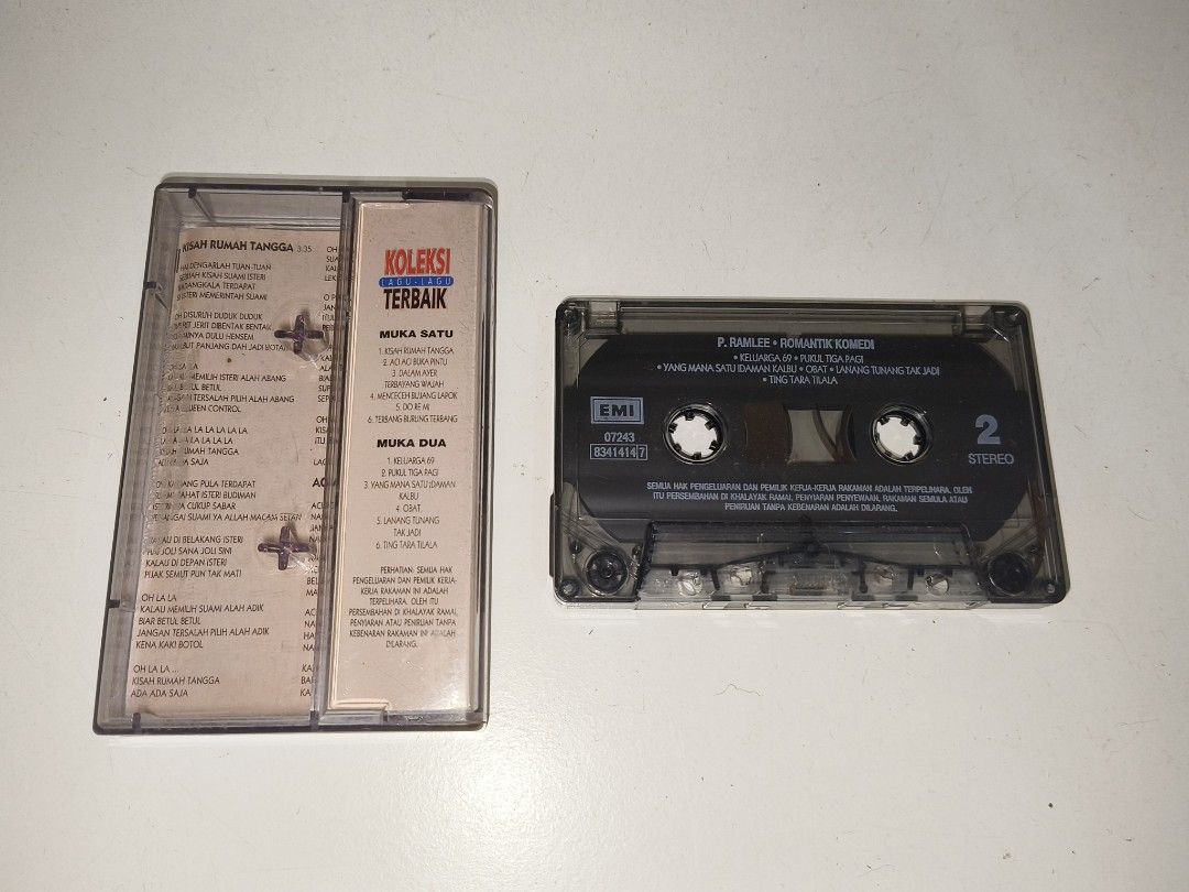 Kaset/Cassette Koleksi Lagu - Lagu Terbaik p.ramlee, Hobbies & Toys, Music & Media, CDs & DVDs ...