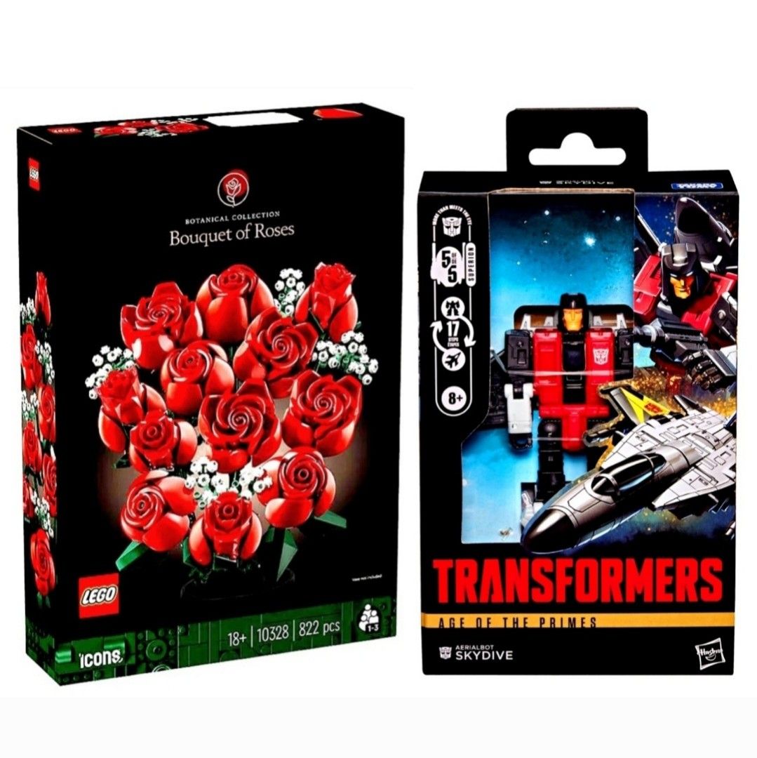 Lego Botanicals Collection 10328 Bouquet Of Roses 🌹 ( 822 Pieces ...