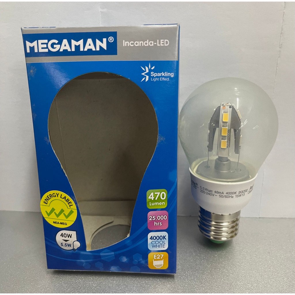 Megaman Incanda-LED LED Bulb - 40W, Furniture & Home Living, Lighting ...