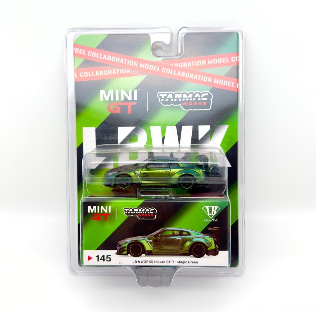 Mini GT LB Works Nissan GTR R35 Magic Green, Hobbies & Toys, Toys ...