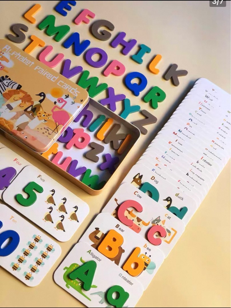 Montessori Alphabet Paired Cards - Educational Toy, Hobbies & Toys ...