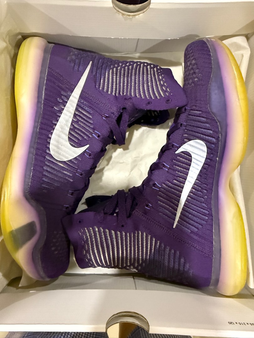 Nike Kobe Elite 10 High Grand Purple, Men's Fashion, Footwear, Sneakers ...