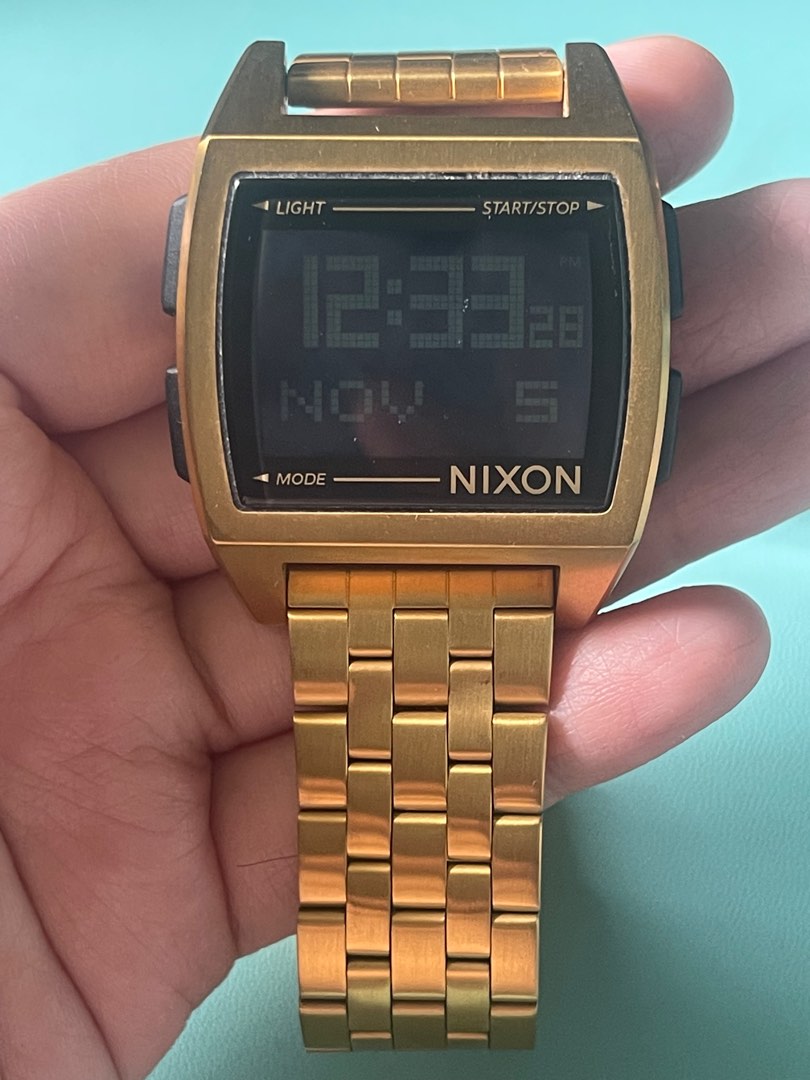 Nixon Digital Watch - Gold, Men's Fashion, Watches & Accessories ...