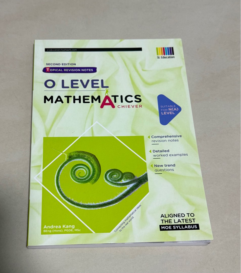O Level Mathematics Achiever Topical Revision Notes, Hobbies & Toys ...