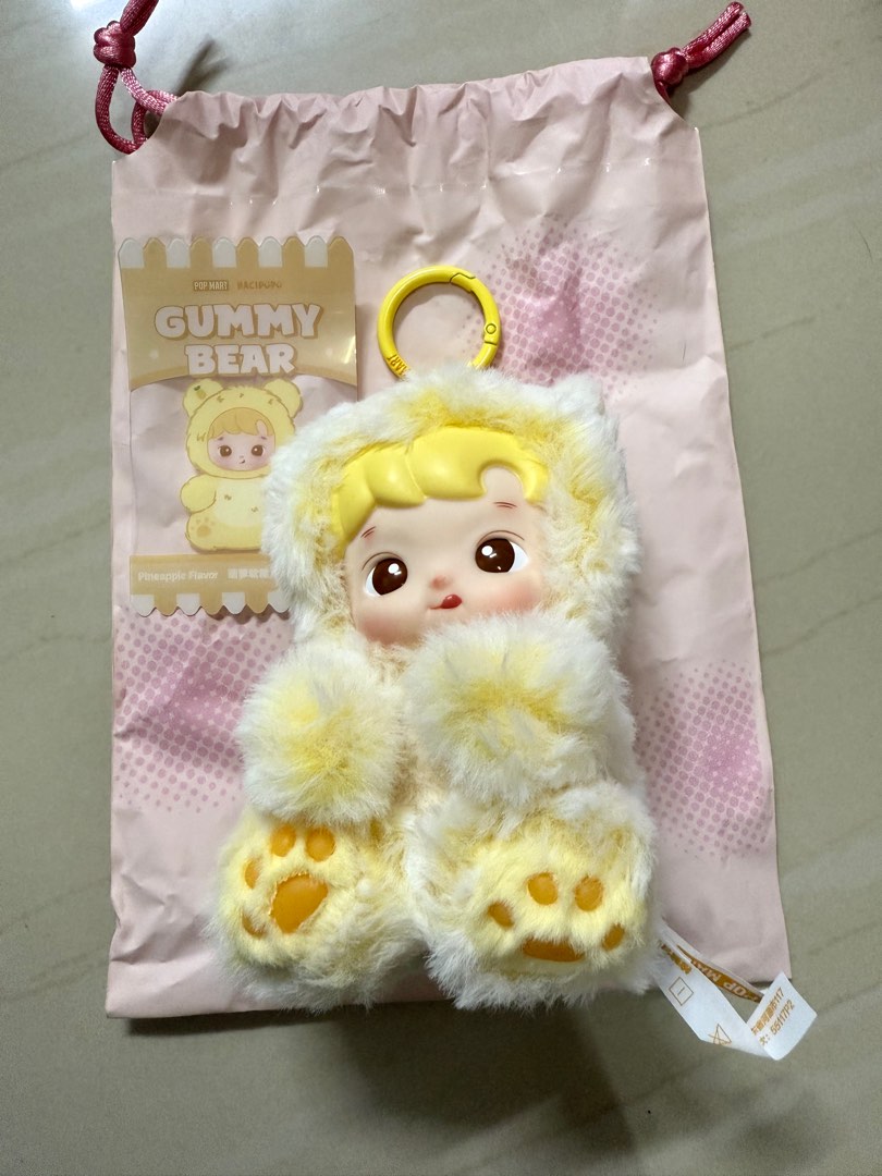 Pop Mart x Hachipupu Gummy Bear Pineapple Figure, Hobbies & Toys, Toys ...