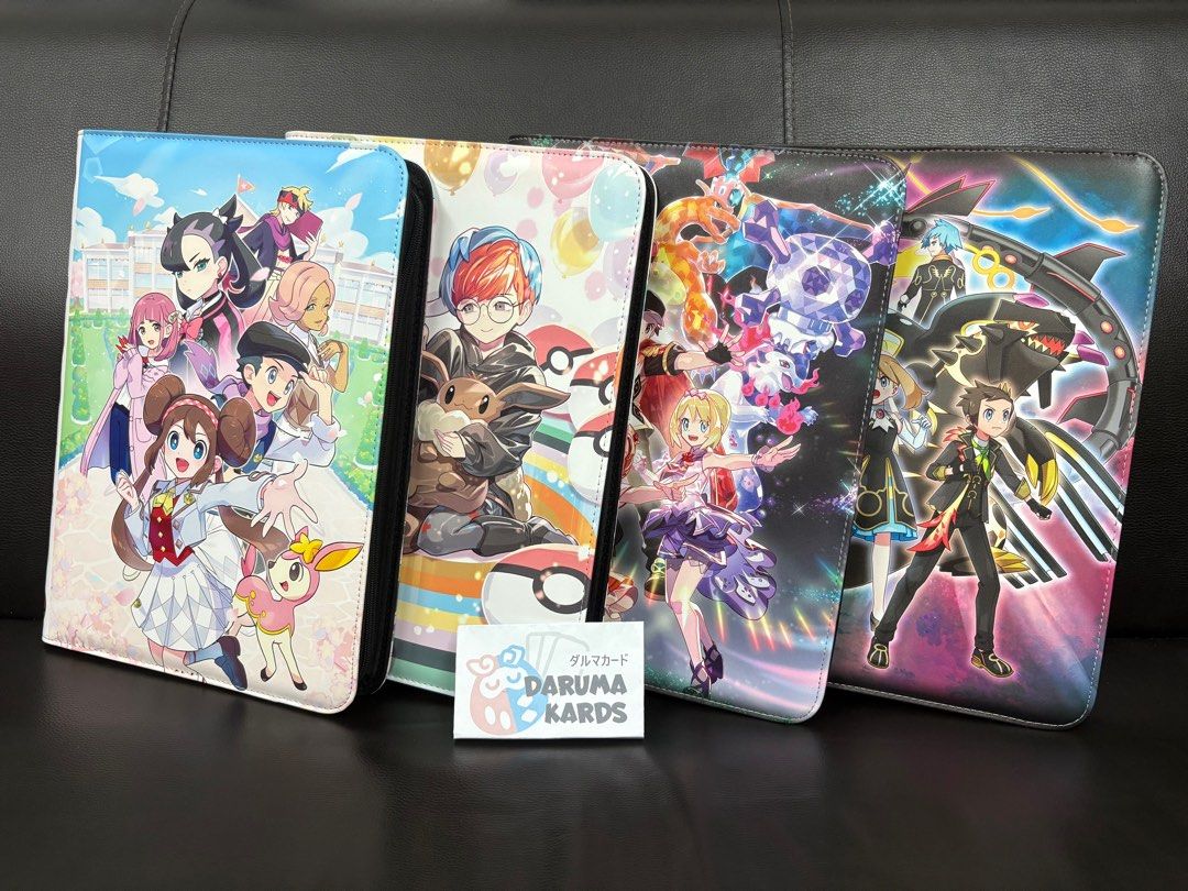 Limited Custom Print Pokemon Binders (9 pocket 3x3 album for pokemontcg ...