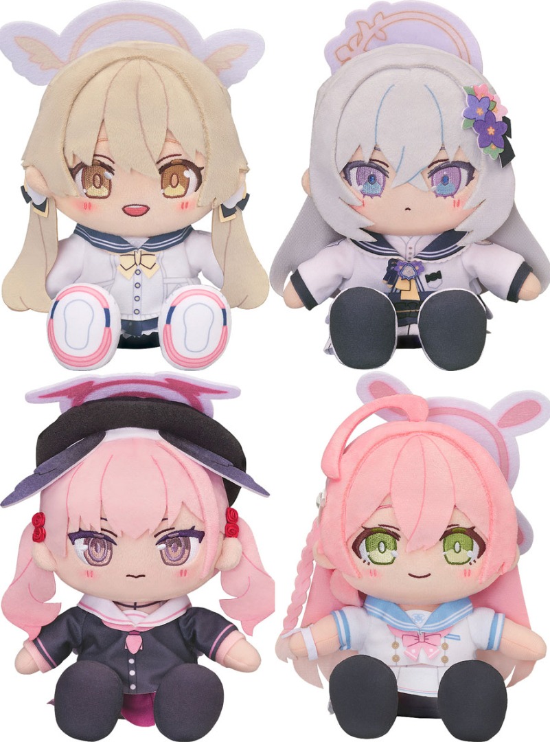 (Preorder) Chocopuni Plushie Blue Archive HIfumi, Azusa, Koharu ...