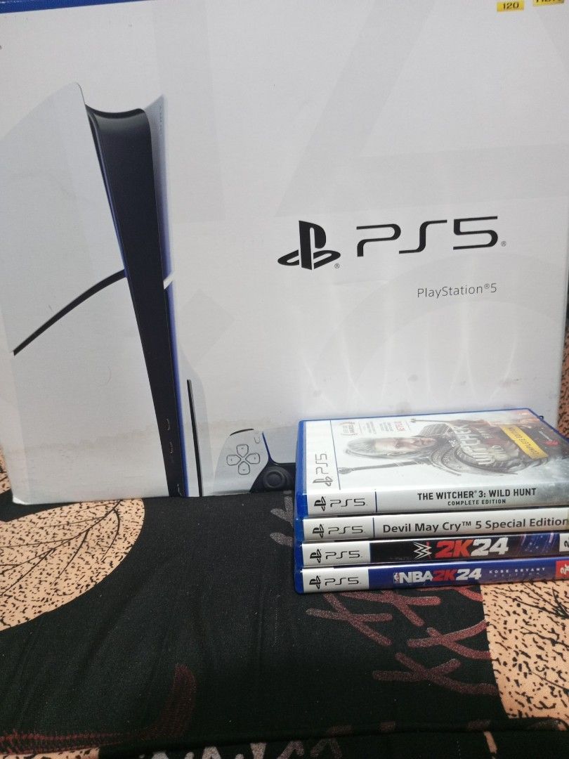 Ps5 slim with receipt, Video Gaming, Video Game Consoles, PlayStation ...
