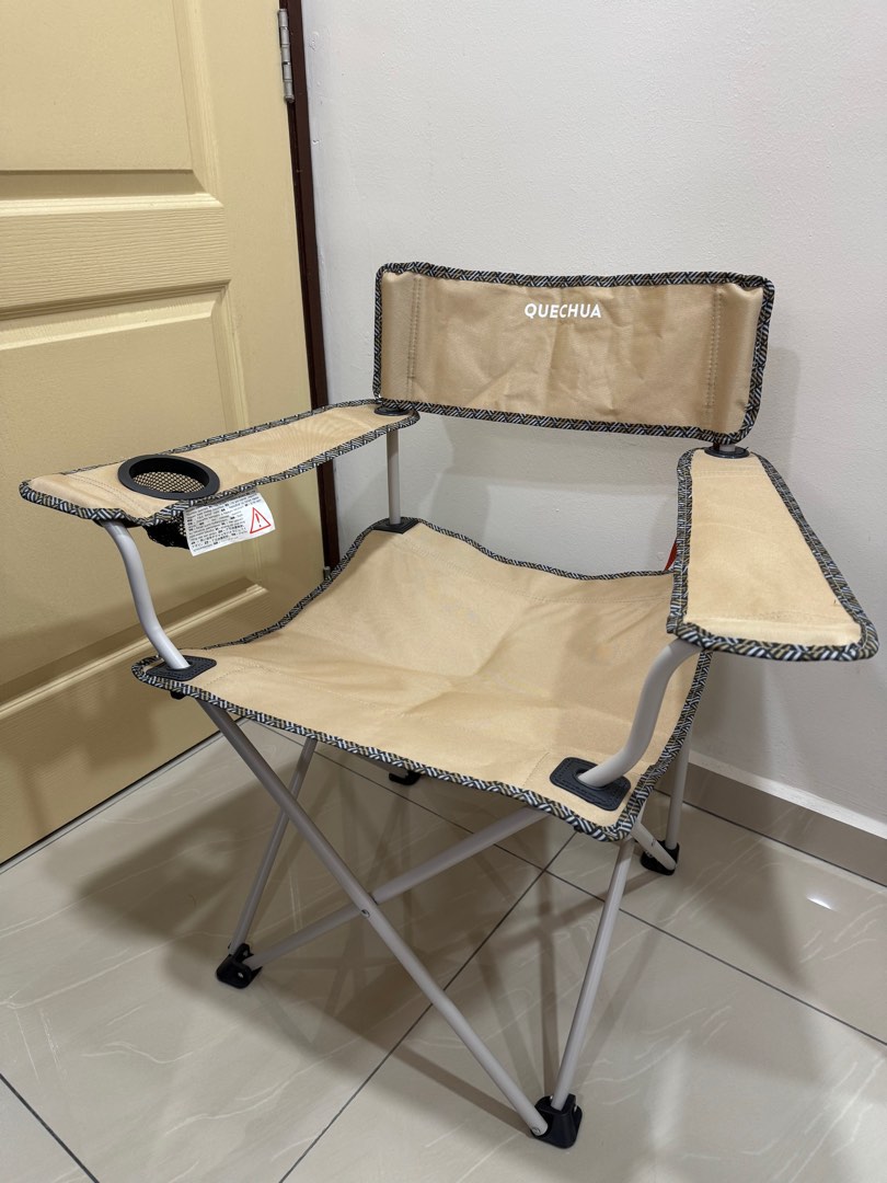 Quechua Camping Folding Chair, Sports Equipment, Hiking & Camping on ...