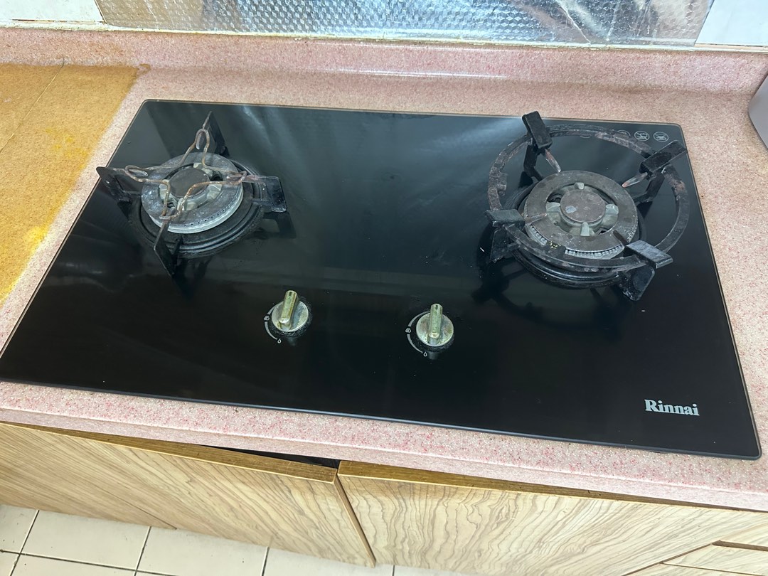 Rinnai - 2 Bunners Built-in Hob Schott Glass(Black) Top Plate, TV ...
