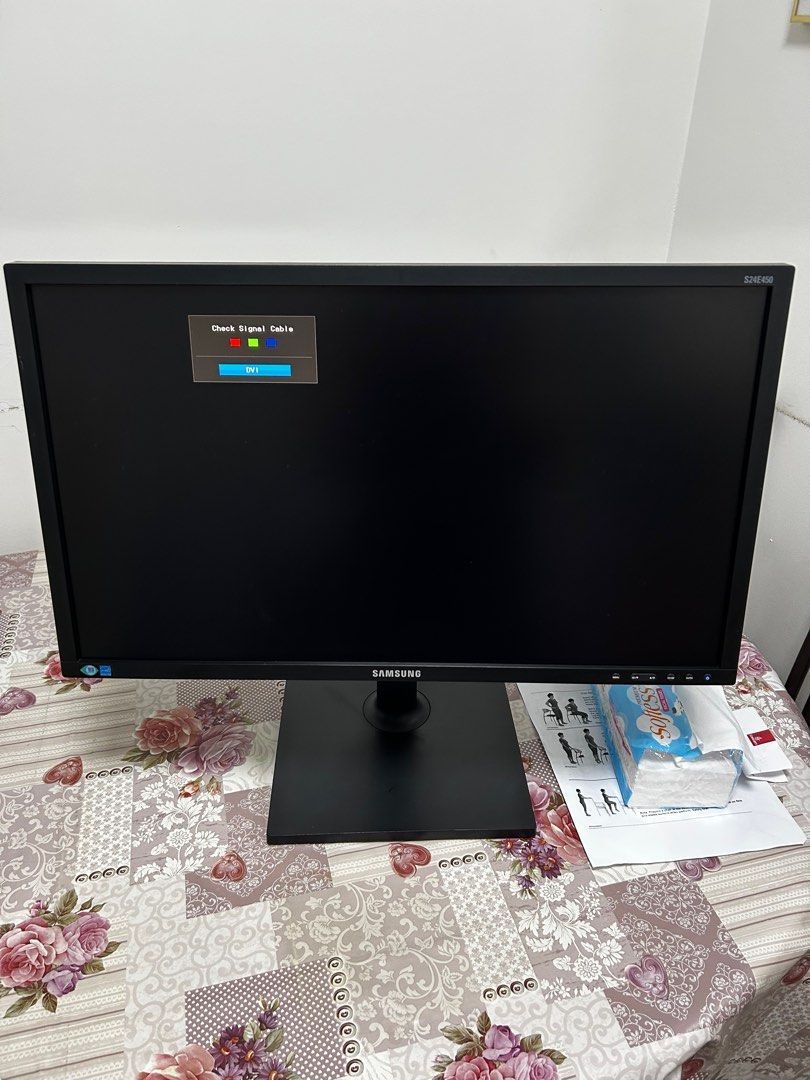 Samsung S24E450B 24-Inch LED Monitor (Black) - (16:9,1000:1, 200 cd/m ...