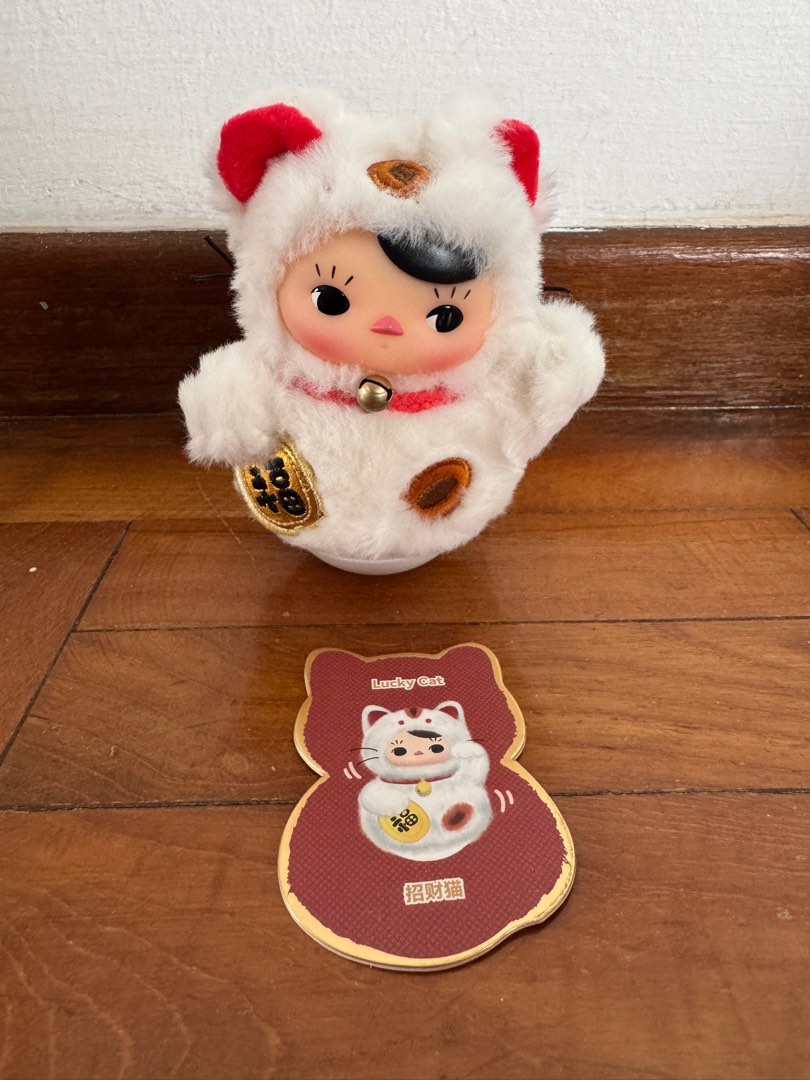 Secret Edition Lucky Cat - Pop Mart PUCKY Roly-Poly Kitty, Hobbies ...