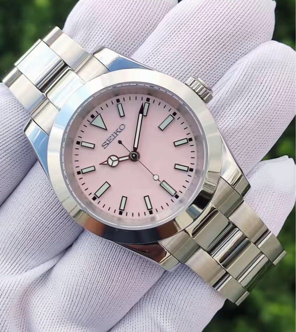 Seiko mod ladies custom watches, Women's Fashion, Watches & Accessories ...