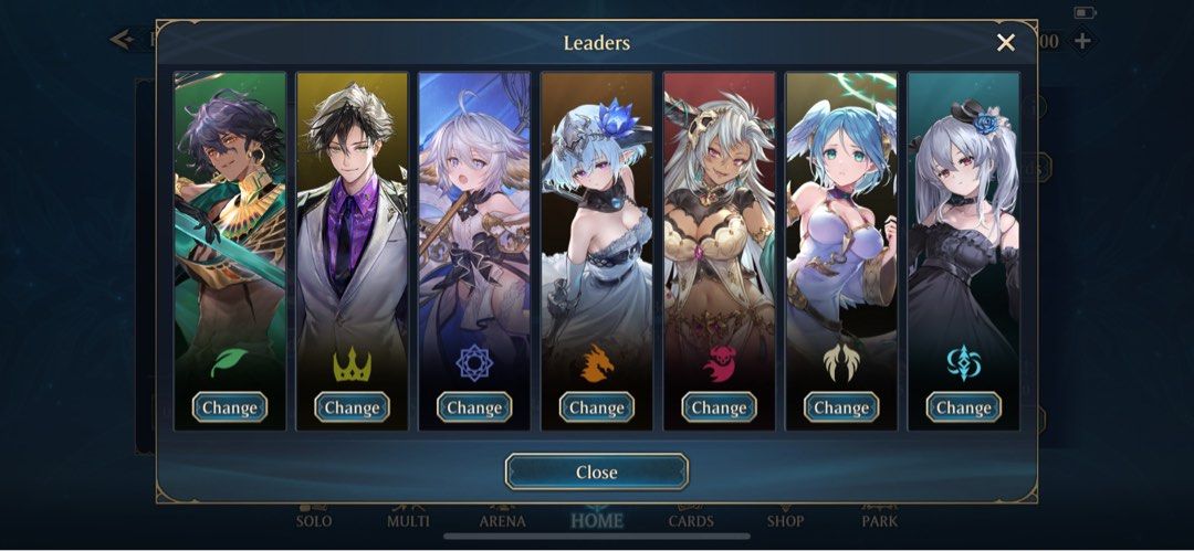 Shadowverse 6x leader account, Video Gaming, Video Games, Others on ...