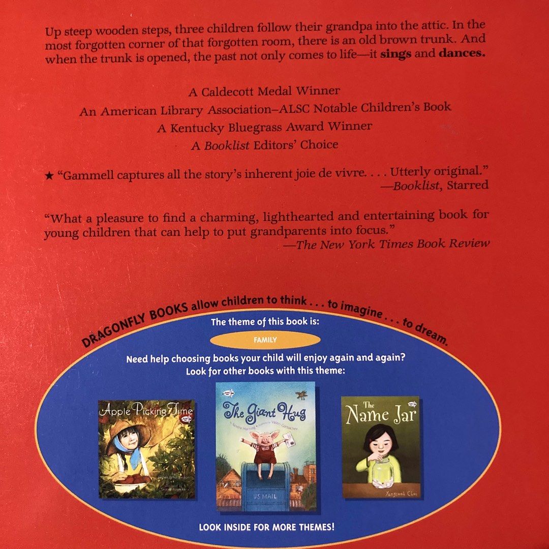 Song And Dance Man by Karen Ackerman, Illustrated by Stephen Gammell ...