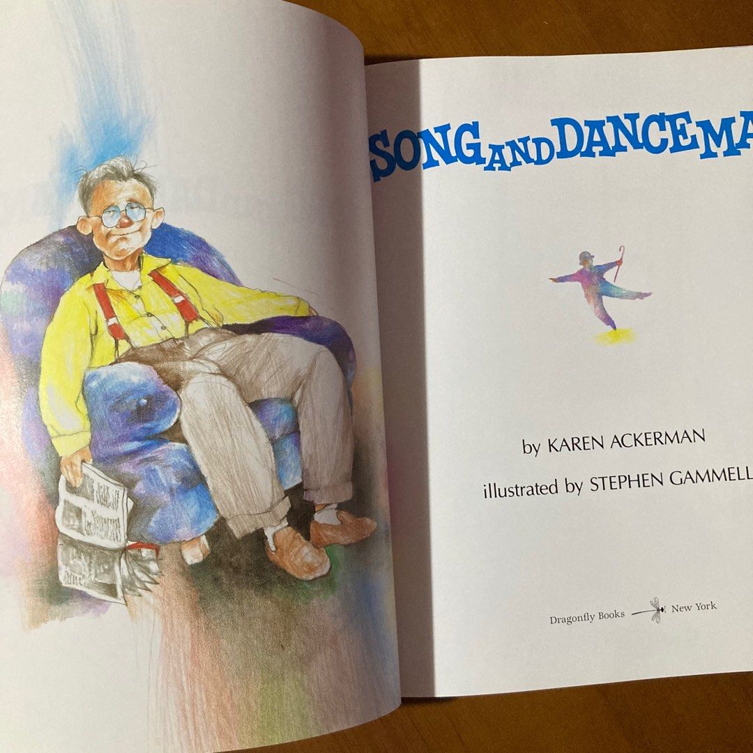 Song And Dance Man by Karen Ackerman, Illustrated by Stephen Gammell (Caldecott Medal Winner ...