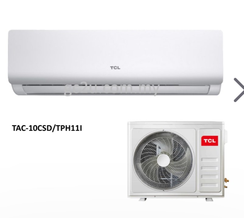 10K BTU TCL single split aircon inverter TAC-10CSD/TPH11I , TV & Home ...