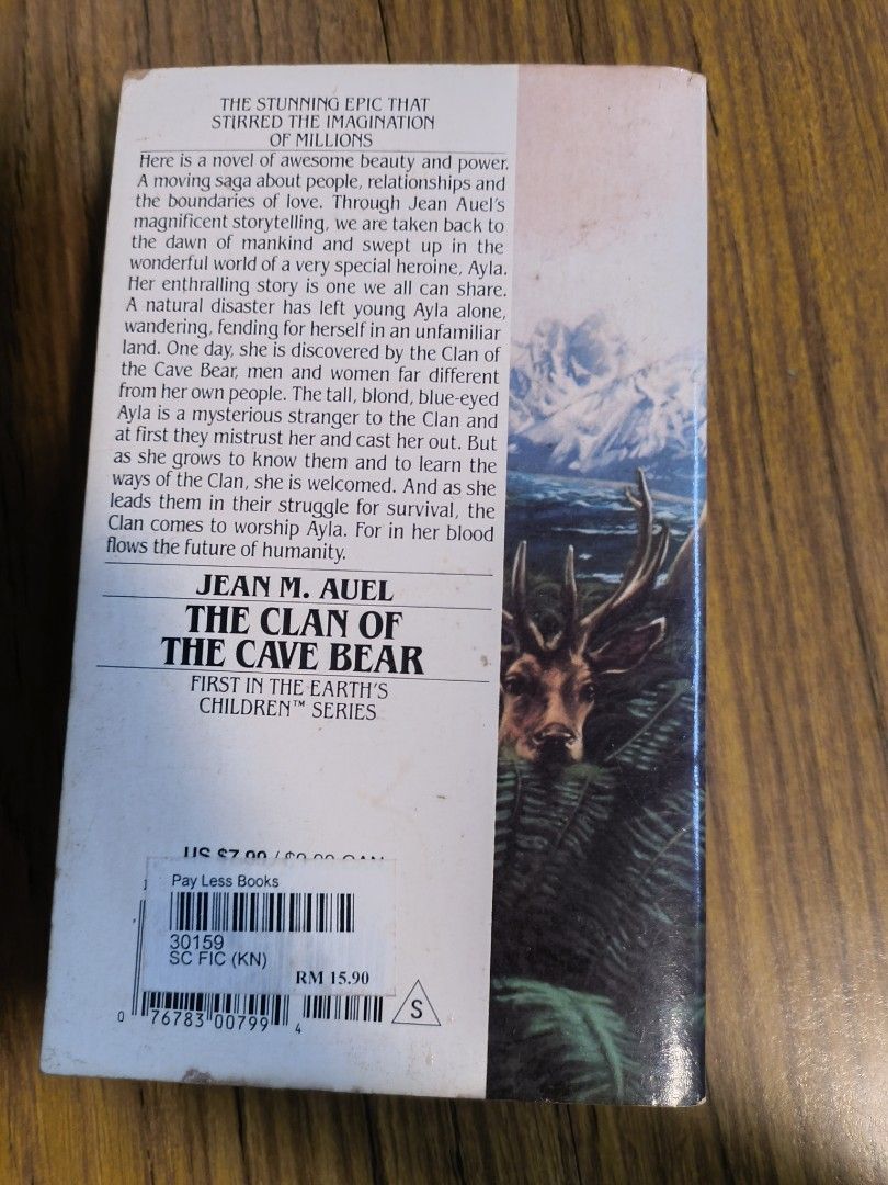 The Clan of the Cave Bear by Jean M. Auel, Hobbies & Toys, Books ...
