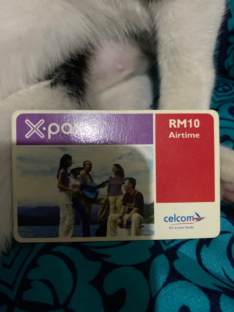 The Old Celcom Xpax Top-up Card of RM10 - Trinkets for Collectors ...