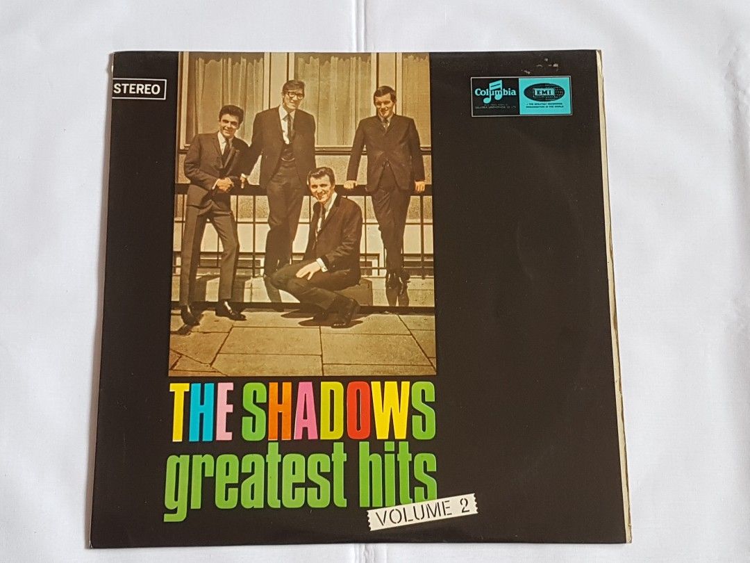 The Shadows Greatest Hits 12" Vinyl LP Record Vol. 2 EMI Columbia S ...
