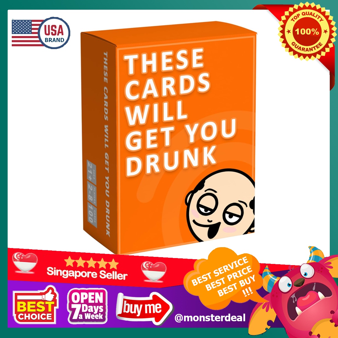 These Cards Will Get You Drunk - Fun Adult Drinking Game for Parties ...