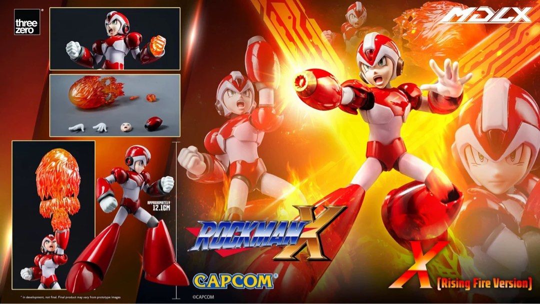 THREEZERO MDLX ROCKMAN X MEGA MAN X MDLX X (RISING FIRE VERSION ...