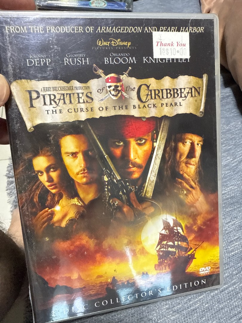 *Til Dec*Pirates of the Caribbean: Curse of the Black Pearl DVD ...