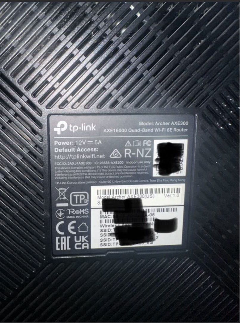 TP-Link Archer 300 AXE16000 Quad-Band Wi-Fi 6E Router, Computers & Tech ...