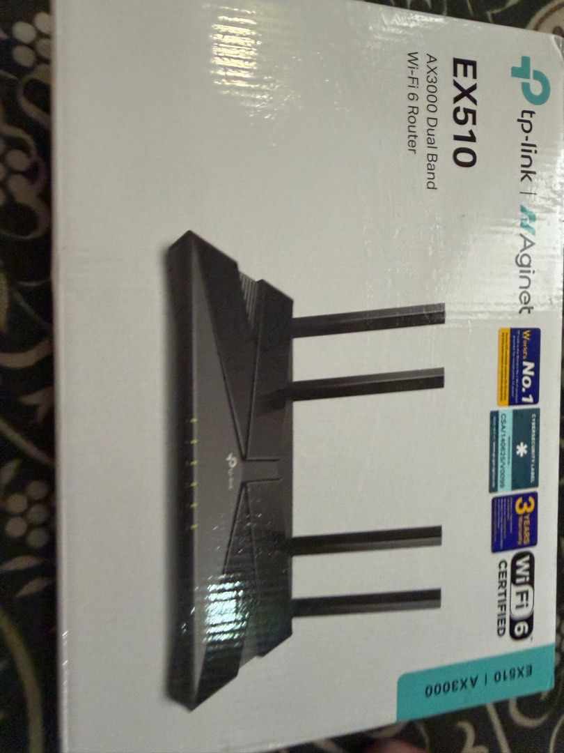 TP-Link EX510 AX3000 Dual Band Wi-Fi 6 Router, Computers & Tech, Parts ...