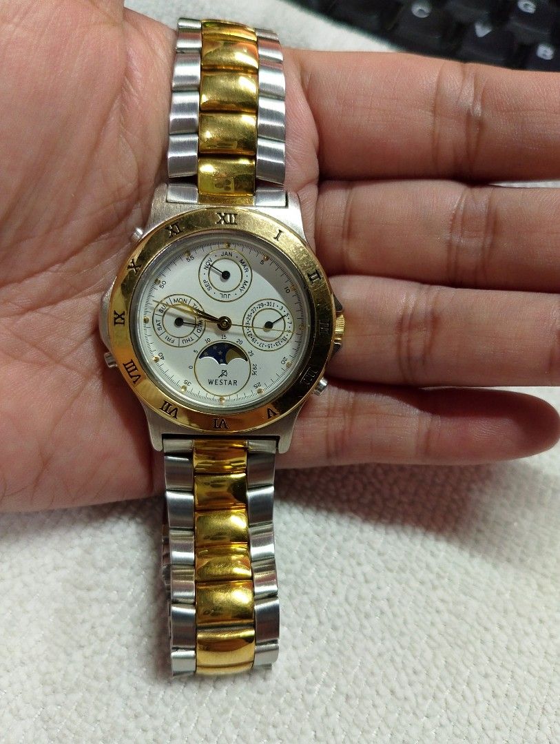 Westar Chronograph Watch, Luxury, Watches on Carousell
