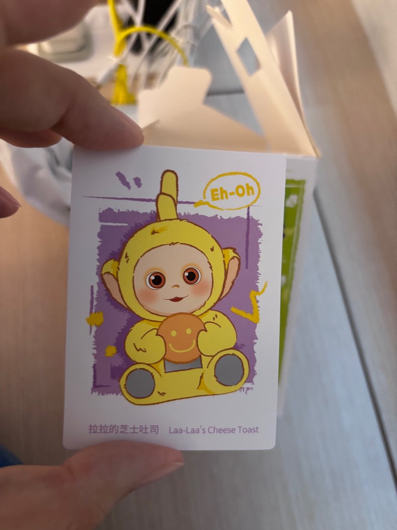 WTT teletubbies Laa-Laa's Cheese Toast, Hobbies & Toys, Toys & Games on ...